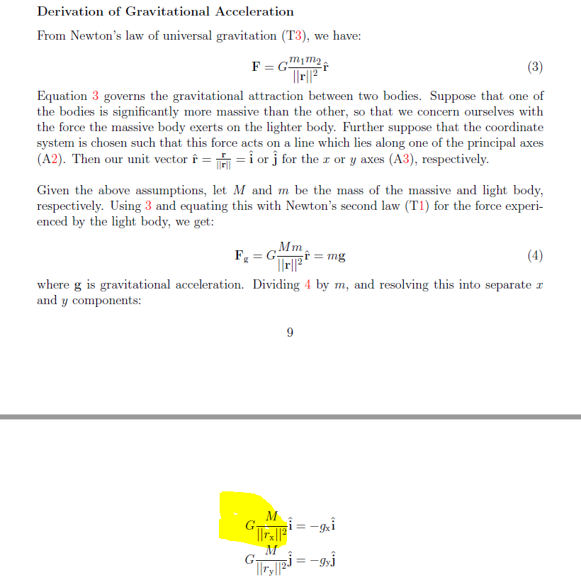 Acceleration due to gravity derivation · Issue #1909 · JacquesCarette ...