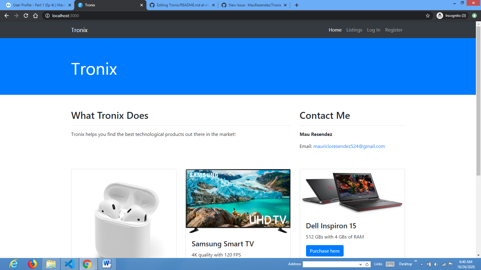 GitHub - MauResendez/Tronix