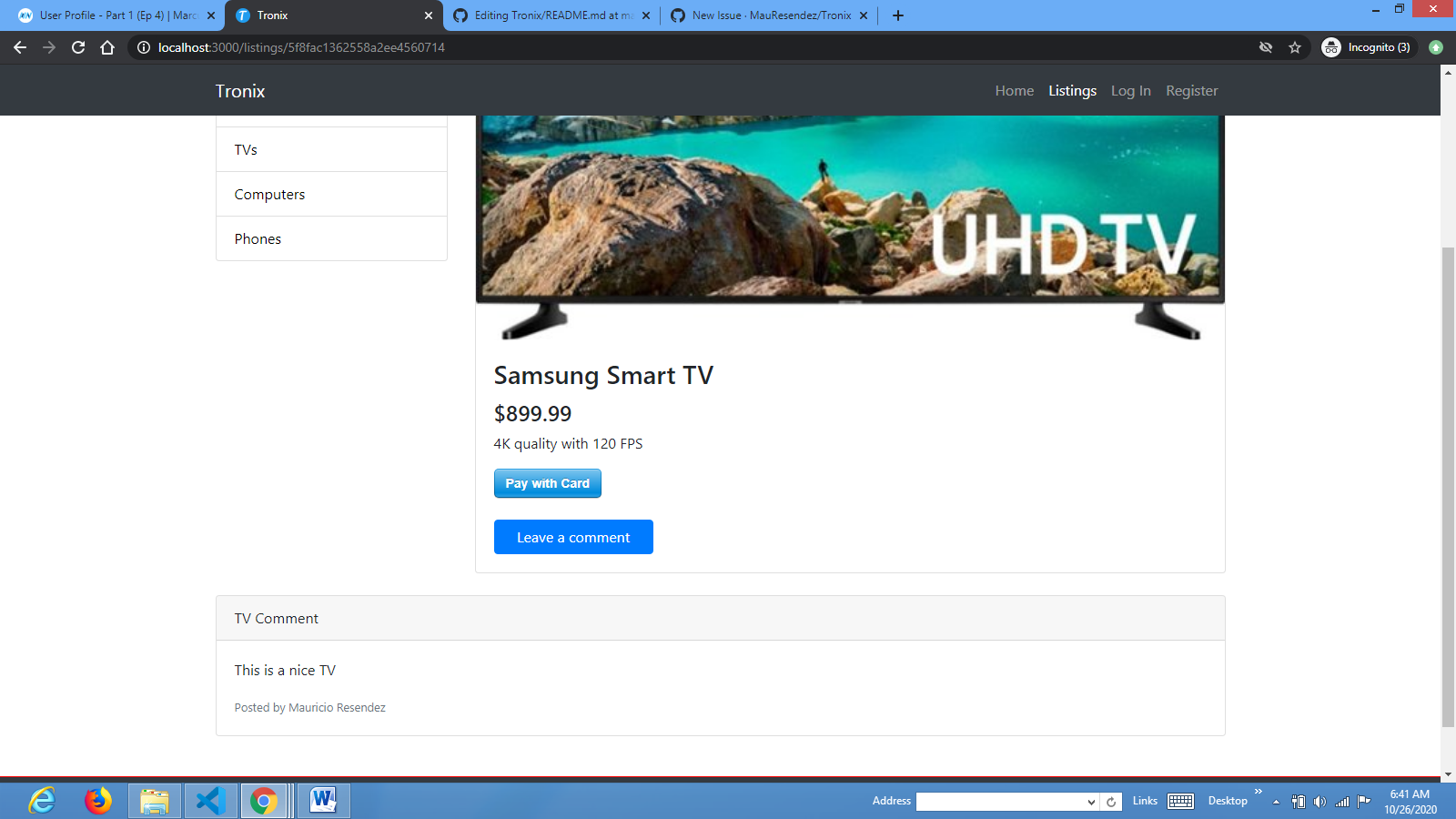 GitHub - MauResendez/Tronix
