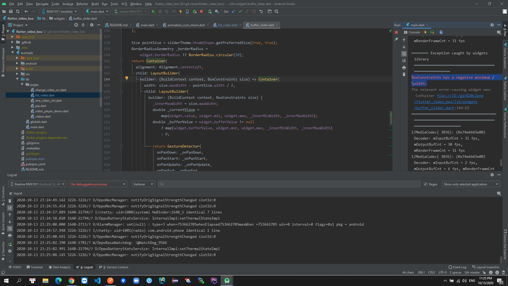 BoxConstraints has a negative minimum width. · Issue #35 · januwA/flutter_video_box · GitHub