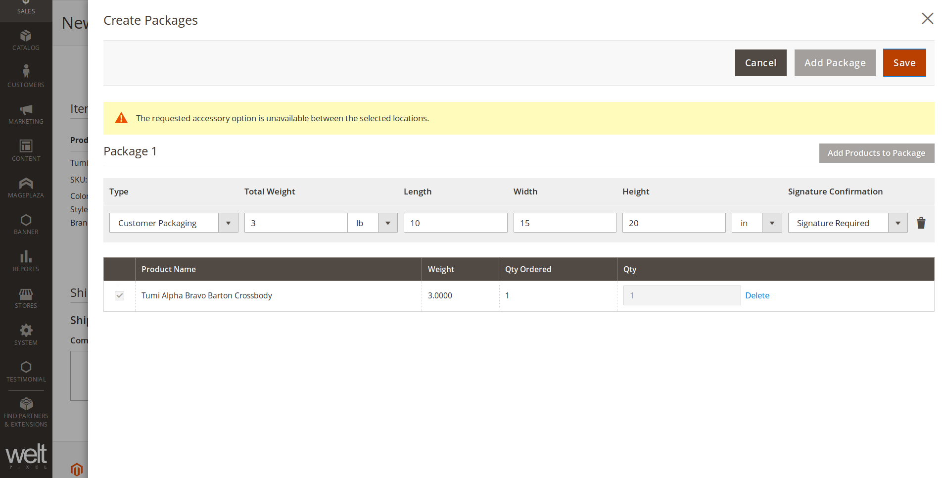 UPS Issue with shipping label and signature required option · Issue ...