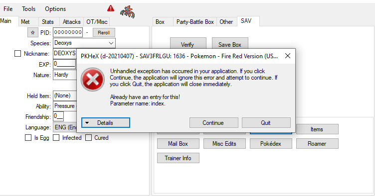 Event Flags problem · Issue #3187 · kwsch/PKHeX · GitHub
