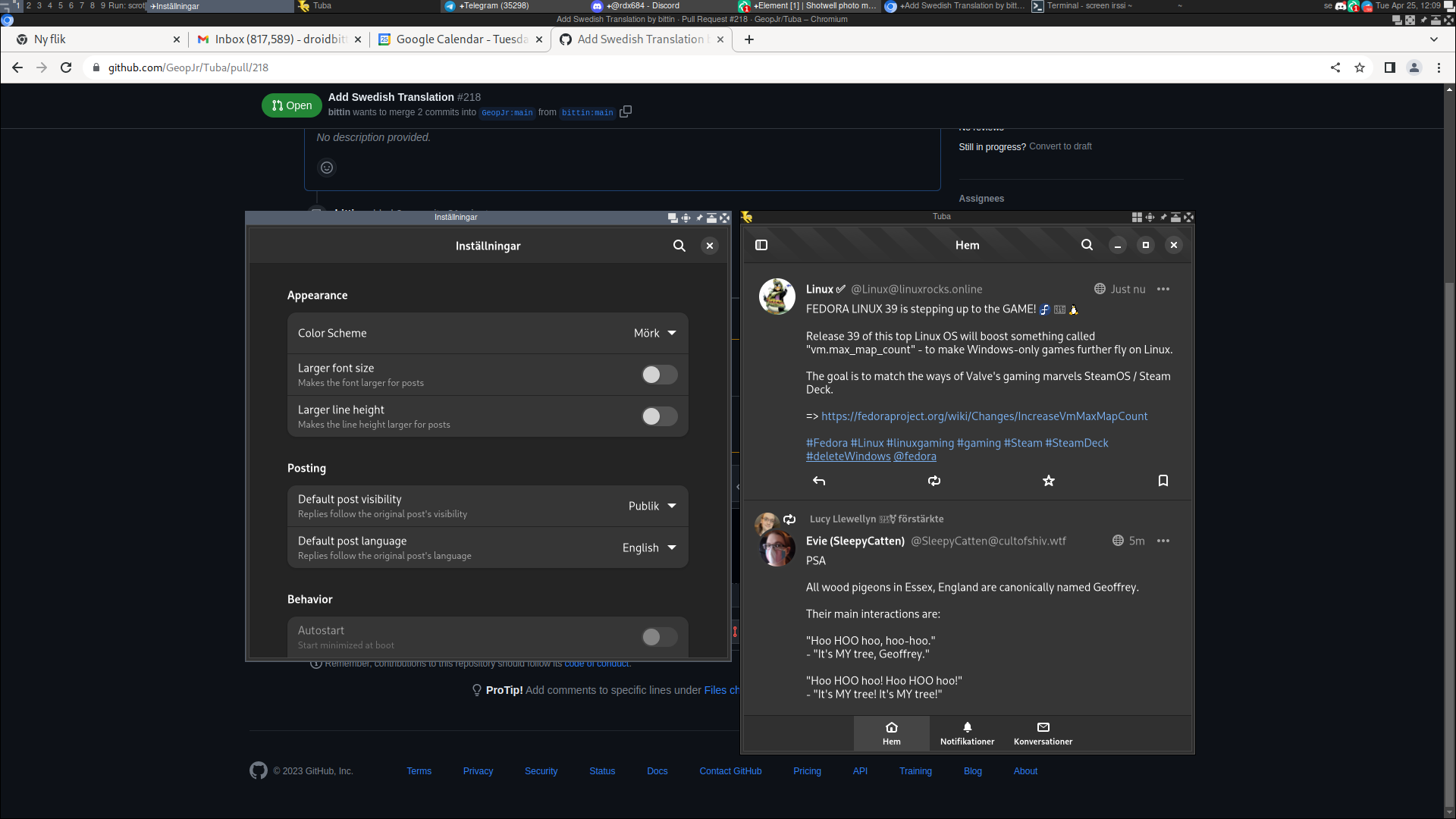 [Bug]: Missing Swedish Translation · Issue #219 · GeopJr/Tuba · GitHub