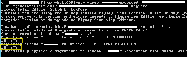 After Integrating Flyway With Jenkins Not Able To View Dbmsoutput In Console · Issue 2139