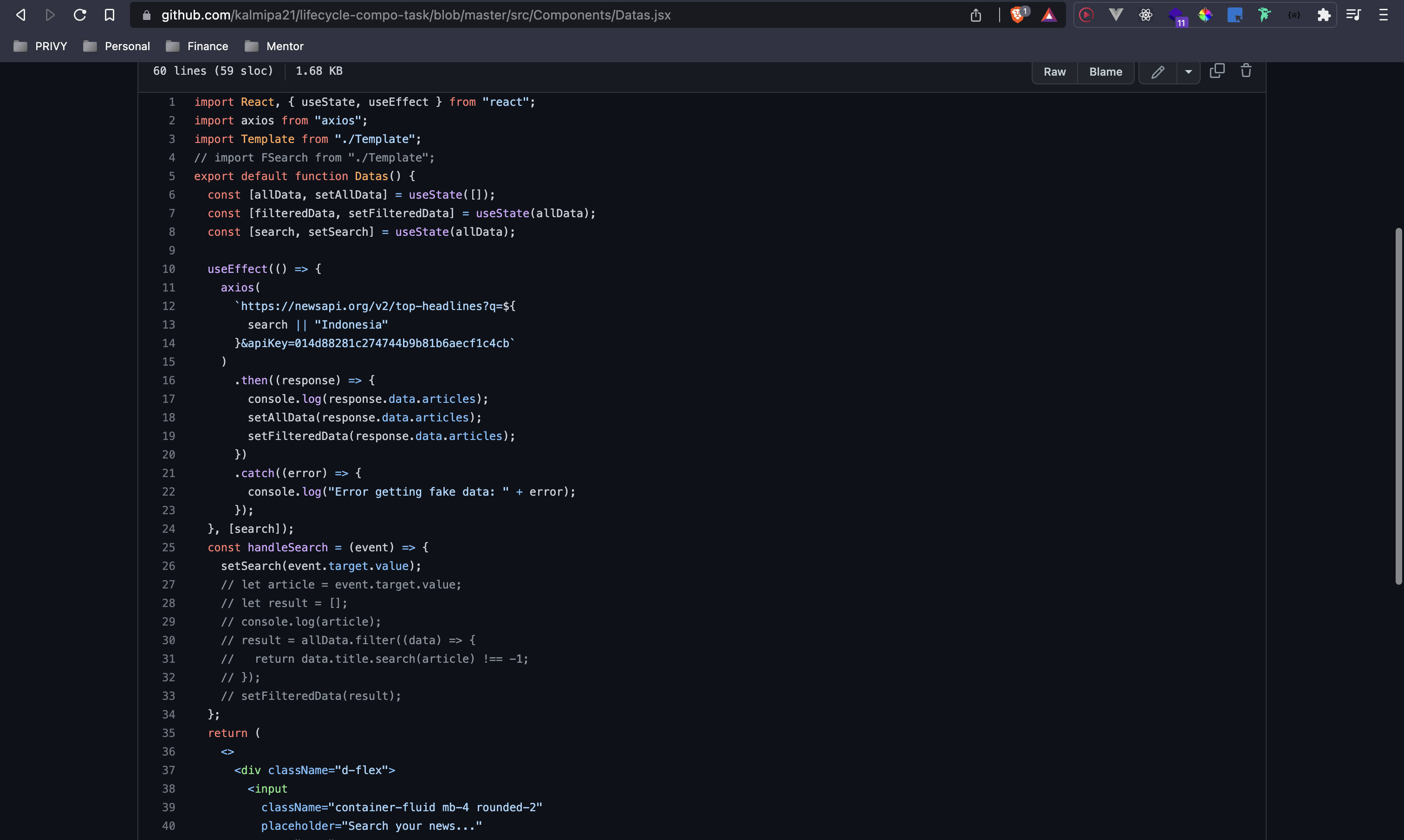 Bug · Issue #1 · kalmipa21/lifecycle-compo-task · GitHub