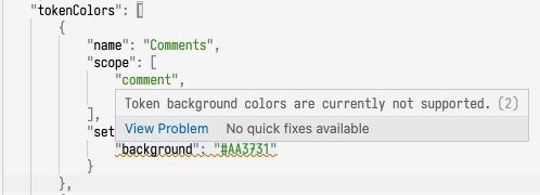 Support for token background color · Issue #137988 · microsoft/vscode · GitHub