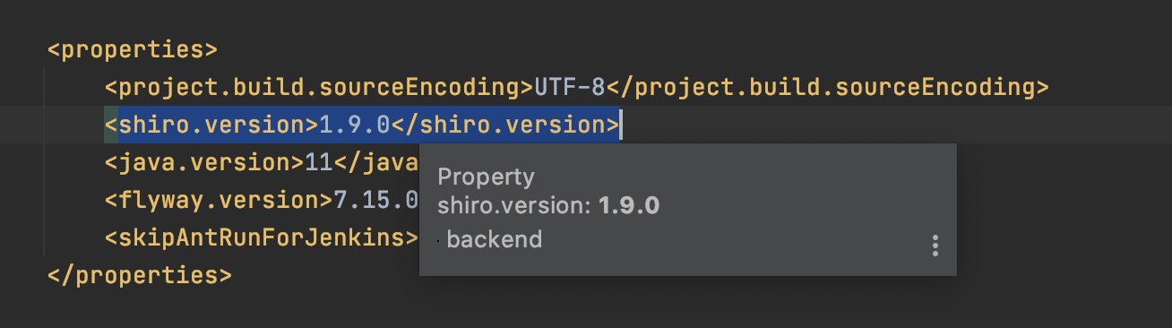 [BUG]用户发现shiro-core-1.9.0.jar版本依赖包存在安全风险 希望改用shiro-core-1.10.0.jar及以上版本的依赖包 · Issue #19197 ...