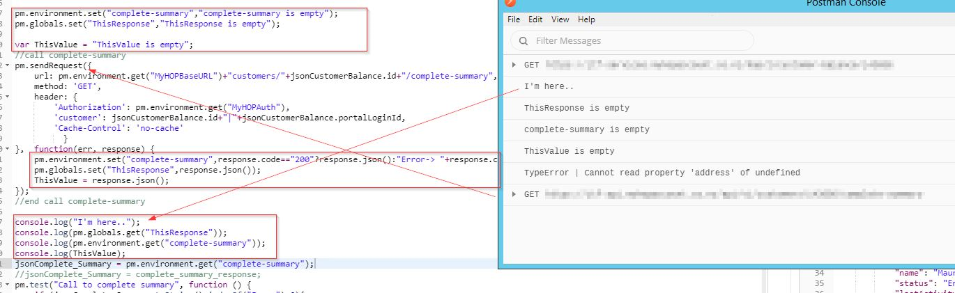 Value of Environment, Global and local Variable set within a function ...