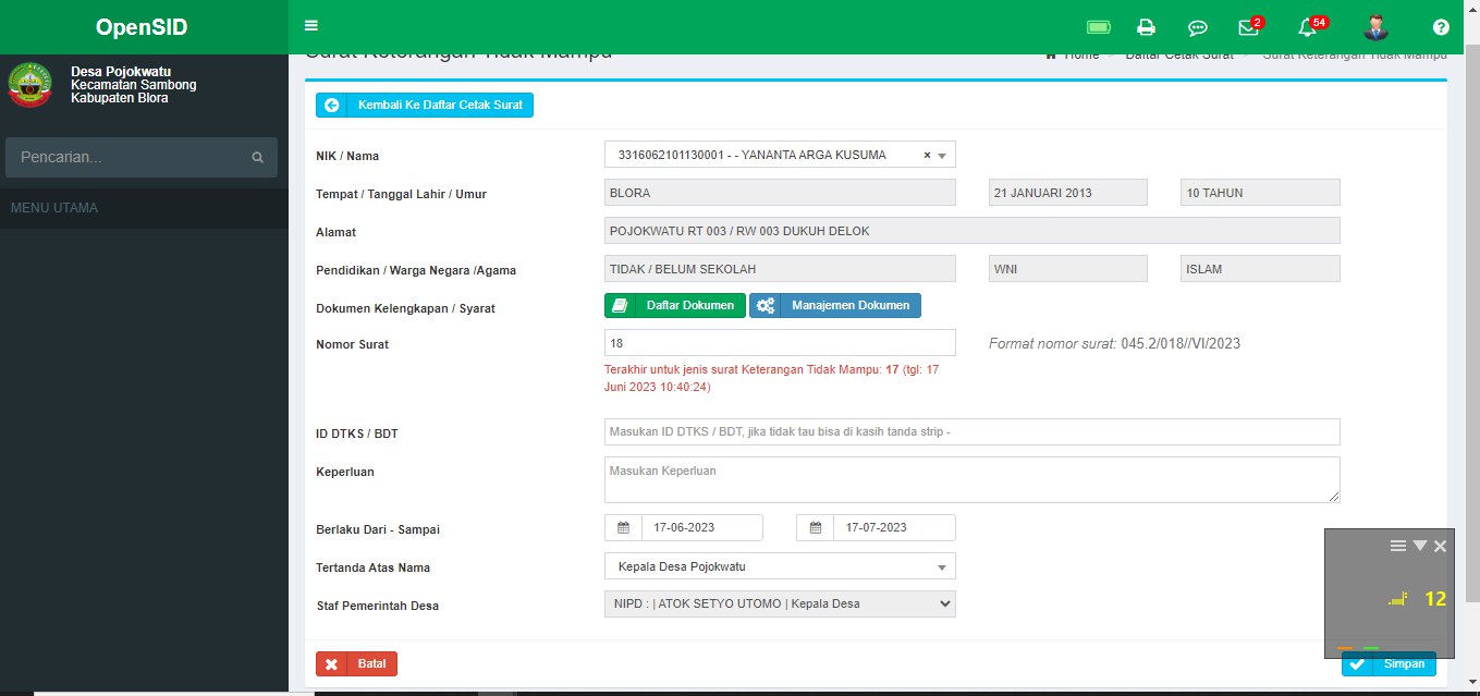 Bug/error: muncul error id_user is null · Issue #6772 · OpenSID/OpenSID · GitHub