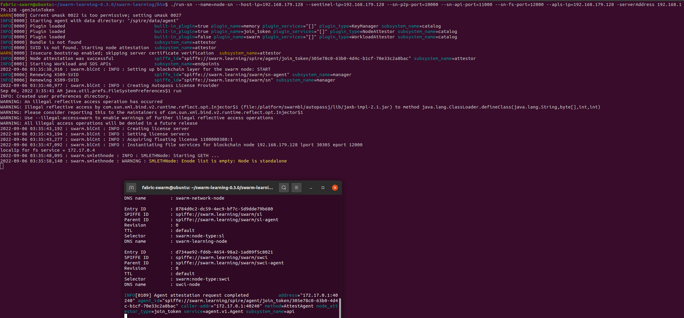Problems about starting SN node · Issue #125 · HewlettPackard/swarm-learning · GitHub