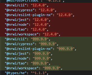Nx Version 999.9.9?!? · Issue #6738 · nrwl/nx · GitHub