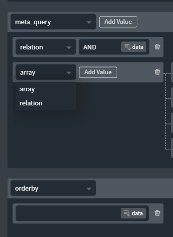 Add array as an option for the "orderby" parameter inside the Advanced Query · Issue #2331 ...