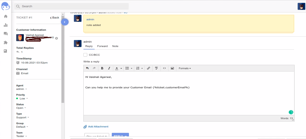{%ticket.customerEmail%} placeholder is not working with saved replies when apply on ticket ...