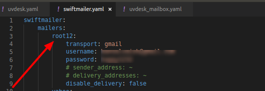 updated swiftmailer id not update into uvdesk.yaml · Issue #16 · uvdesk/mailbox-component · GitHub