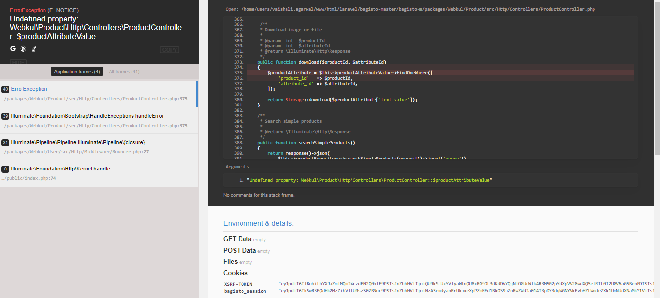 getting exception when download uploaded file from backend · Issue ...