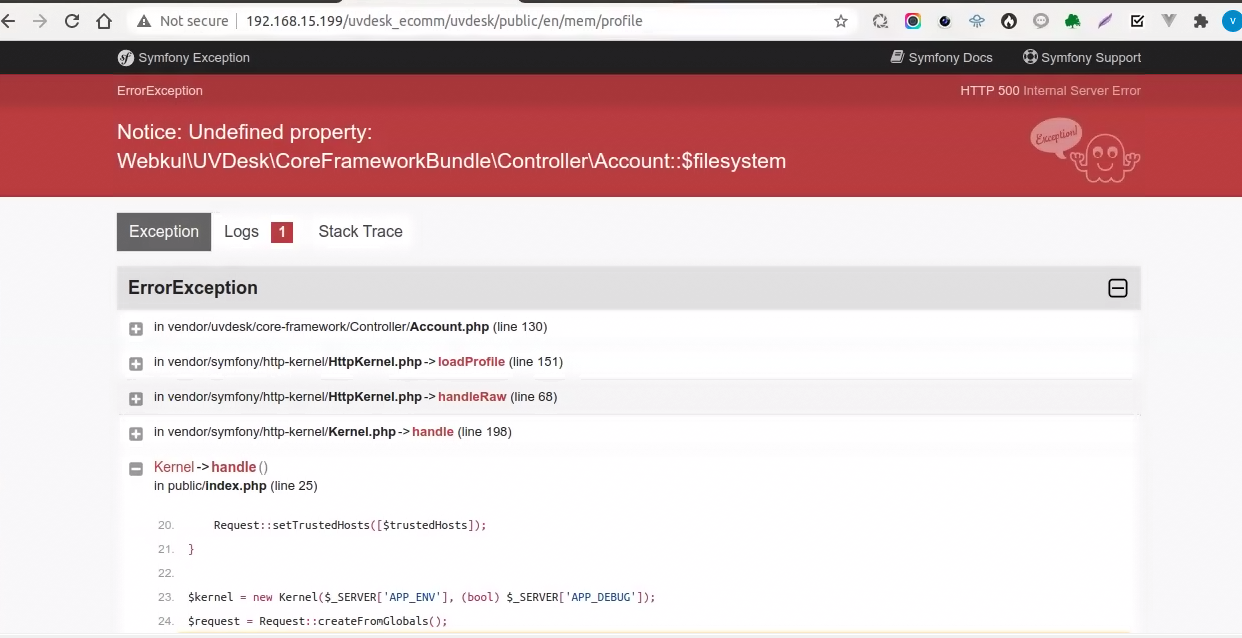 Getting Error When Save Agent Profile · Issue 325 · Uvdesk Core Framework · Github