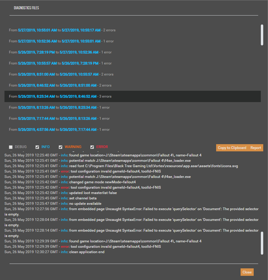 Bug Report - Crash: "Last Vortex session crashed" · Issue #4554 · Nexus ...