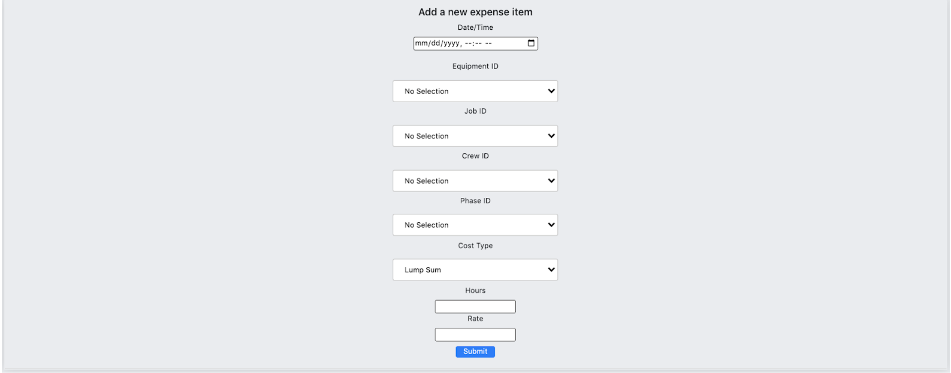 GitHub - kramschu/Construction-budget-tracker: A NodeJs application to ...