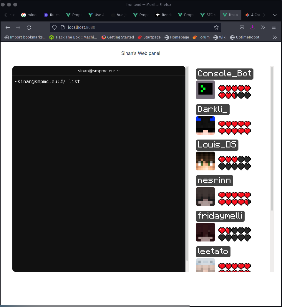 GitHub - SinanAkkoyun/mc-web-console: A minecraft web console UI.