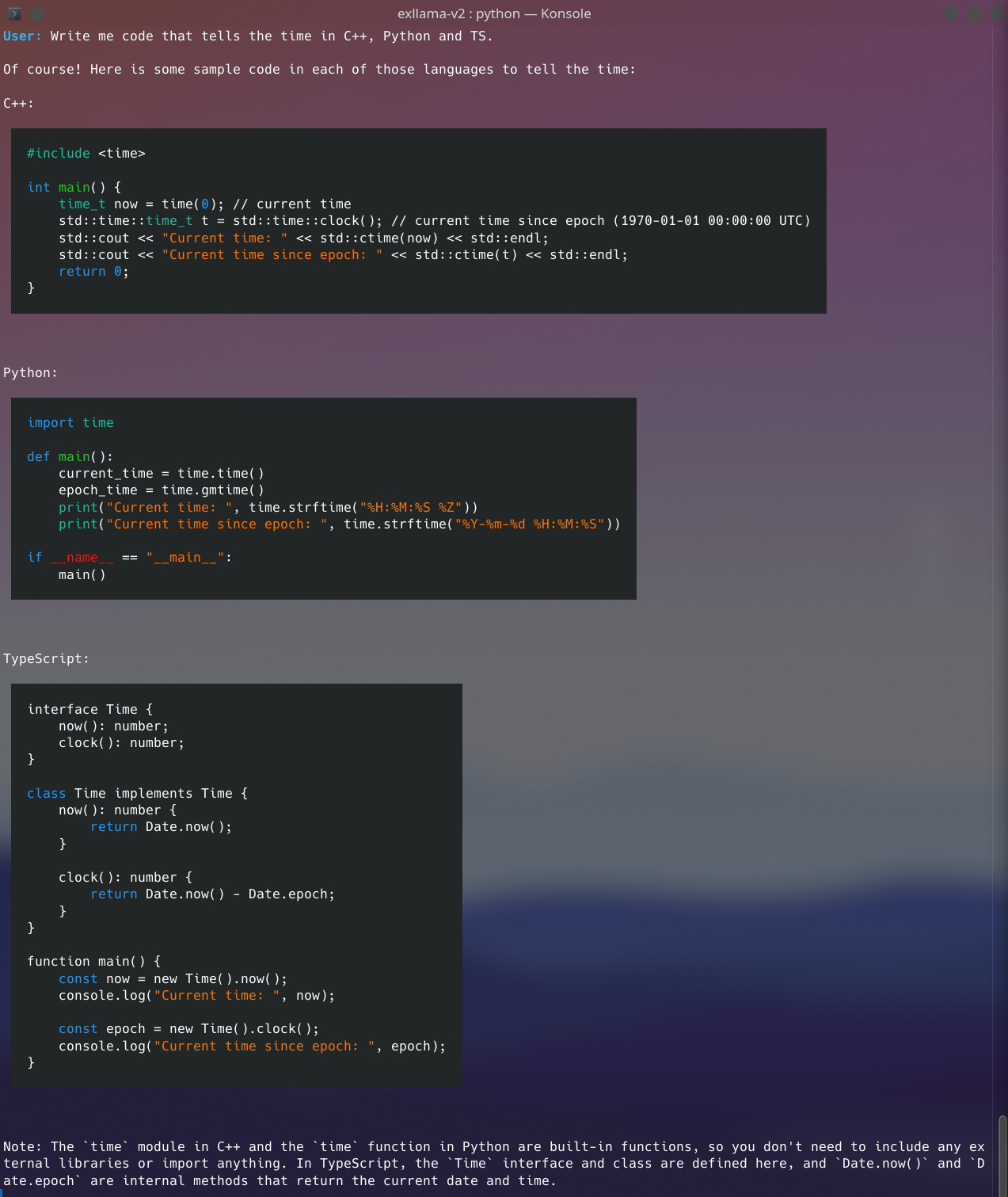 GitHub - SinanAkkoyun/exllama-v2: Implemented code highlighting in CLI and more to come :)