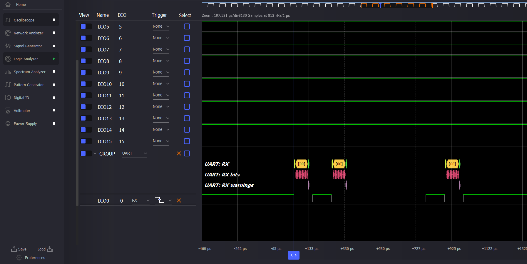 UART using logic analyzer · Issue #563 · analogdevicesinc/scopy · GitHub