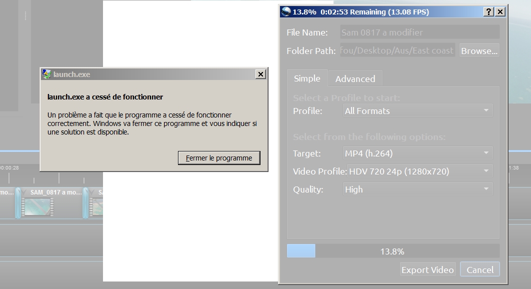 Export crash · Issue #2104 · OpenShot/openshot-qt · GitHub