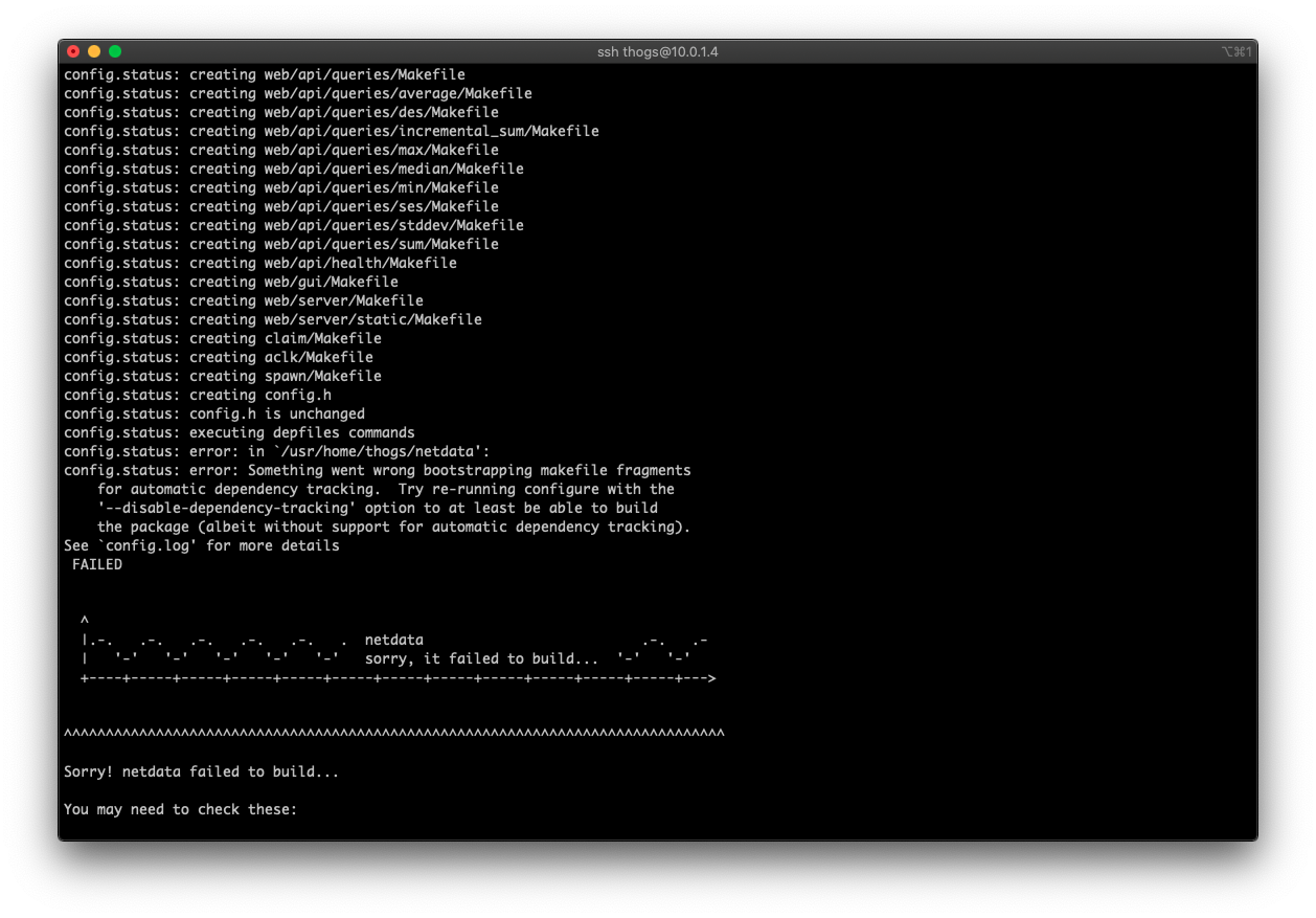 Netdata Não Compila No Freebsd Após Nightly Netdata V1221 96 · Issue 9143 · Netdatanetdata
