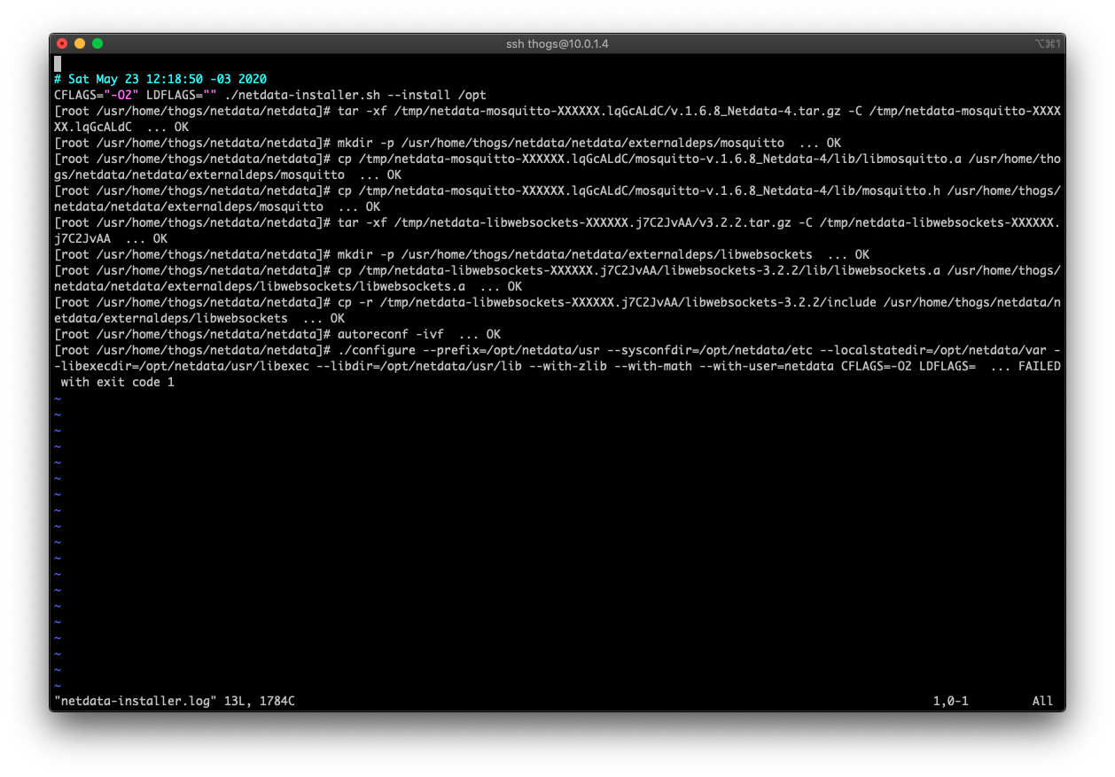 Netdata Não Compila No Freebsd Após Nightly Netdata V1221 96 · Issue 9143 · Netdatanetdata