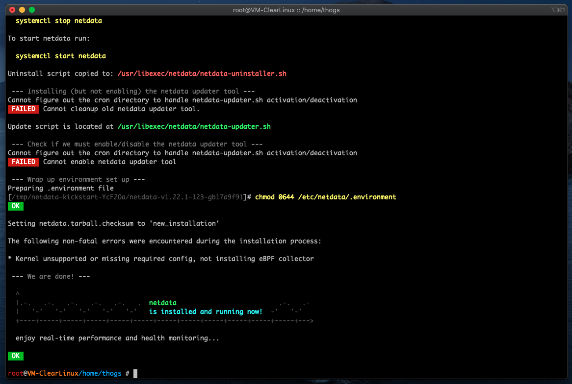 Bundle missing in ClearLinux* OS: ERROR when running one line installation script · Issue #9051 ...