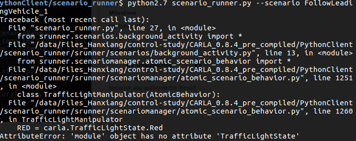 Can't run Scenario_runner · Issue #299 · carla-simulator/scenario_runner · GitHub