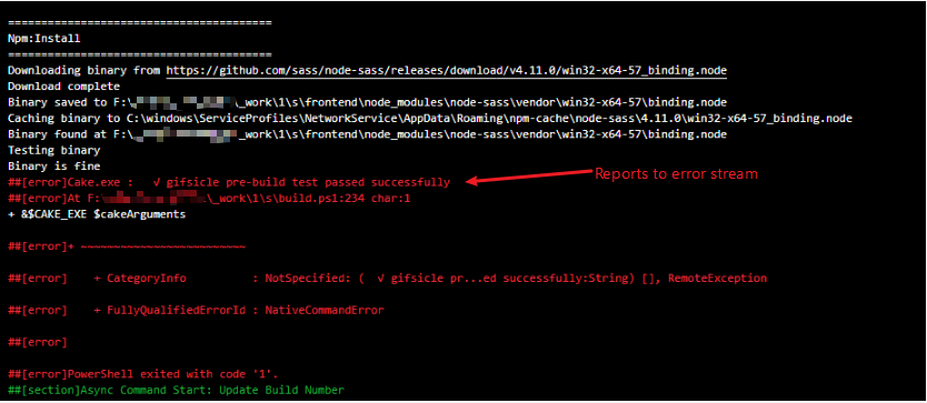 Agent Doesnt Log To Console Correct · Issue 2154 · Microsoftazure Pipelines Agent · Github