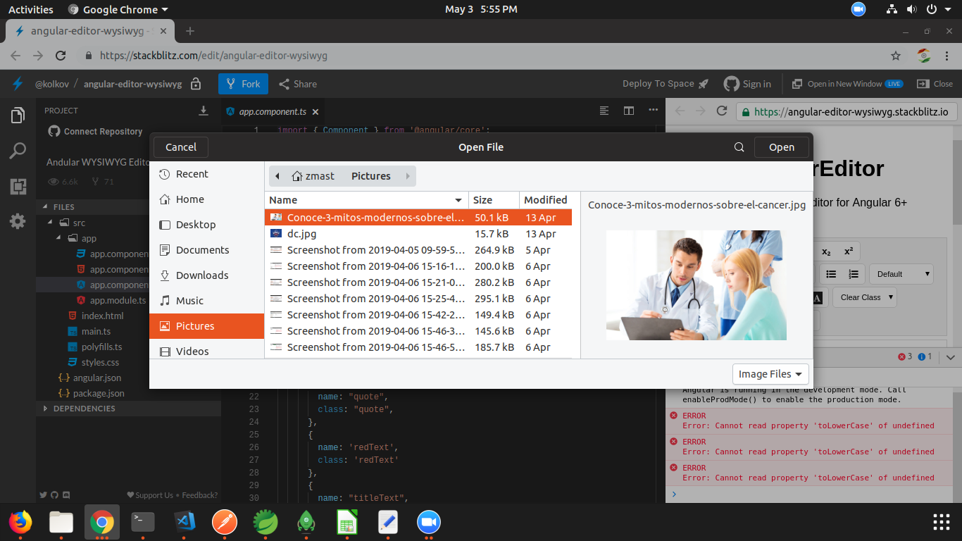 How to get image that was uploaded ? · Issue #39 · kolkov/angular-editor · GitHub