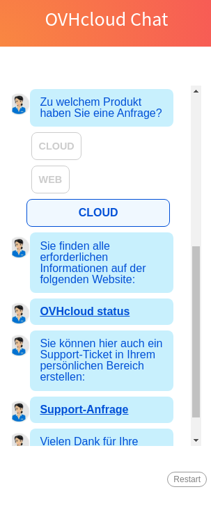 Live chat asks to questions being asked additionally · Issue #8651 · ovh/manager · GitHub