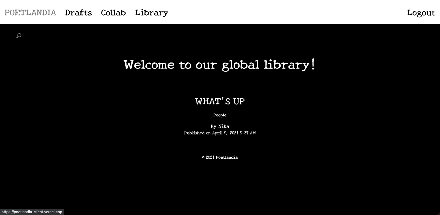 GitHub - NikaDarab/poetlandia-client