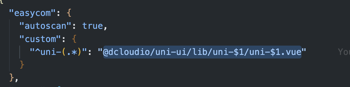 按照使用说明npm导入，并且配置了easycom，但小程序编译时找不到组件 · Issue #237 · dcloudio/uni-ui · GitHub