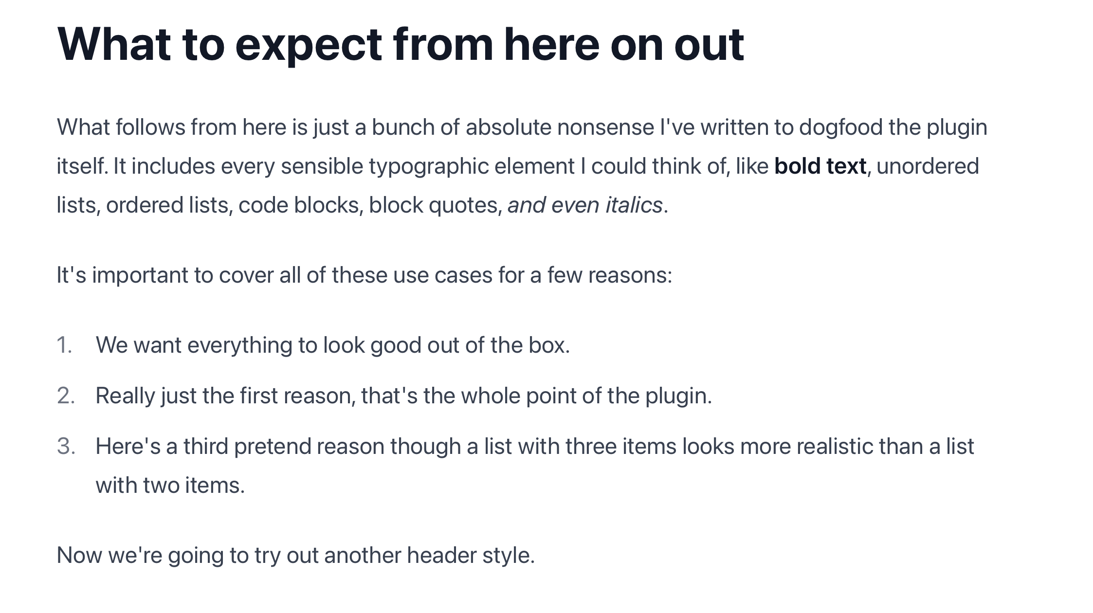 Ordered lists start from 2 · Issue #162 · tailwindlabs/tailwindcss-typography · GitHub