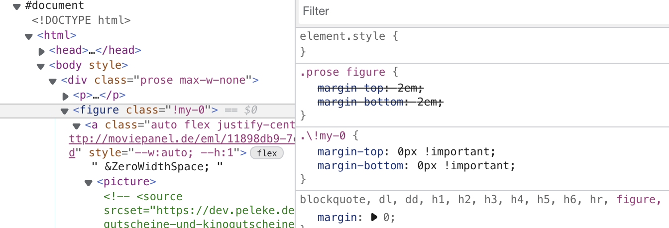 Important Modifier Doesn T Work With Prose · Issue 5501 · Tailwindlabs Tailwindcss · Github