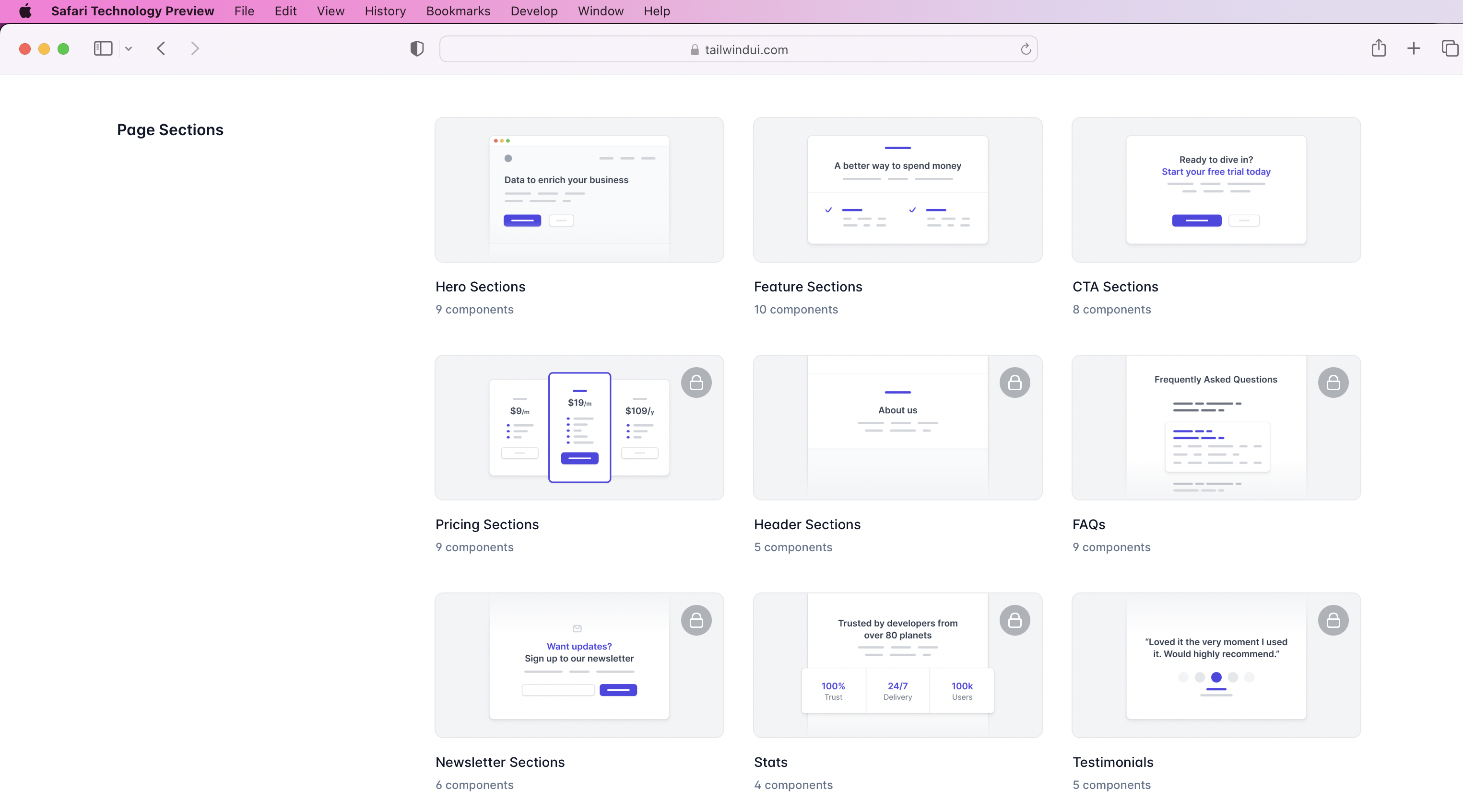 Components Page Is Broken · Issue 1255 · Tailwindlabstailwindui Issues · Github