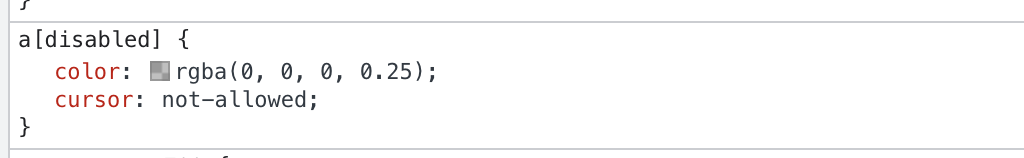 Vue: MenuItem adds `disabled="false"` by default, triggering `disabled` CSS styles · Issue #2134 ...