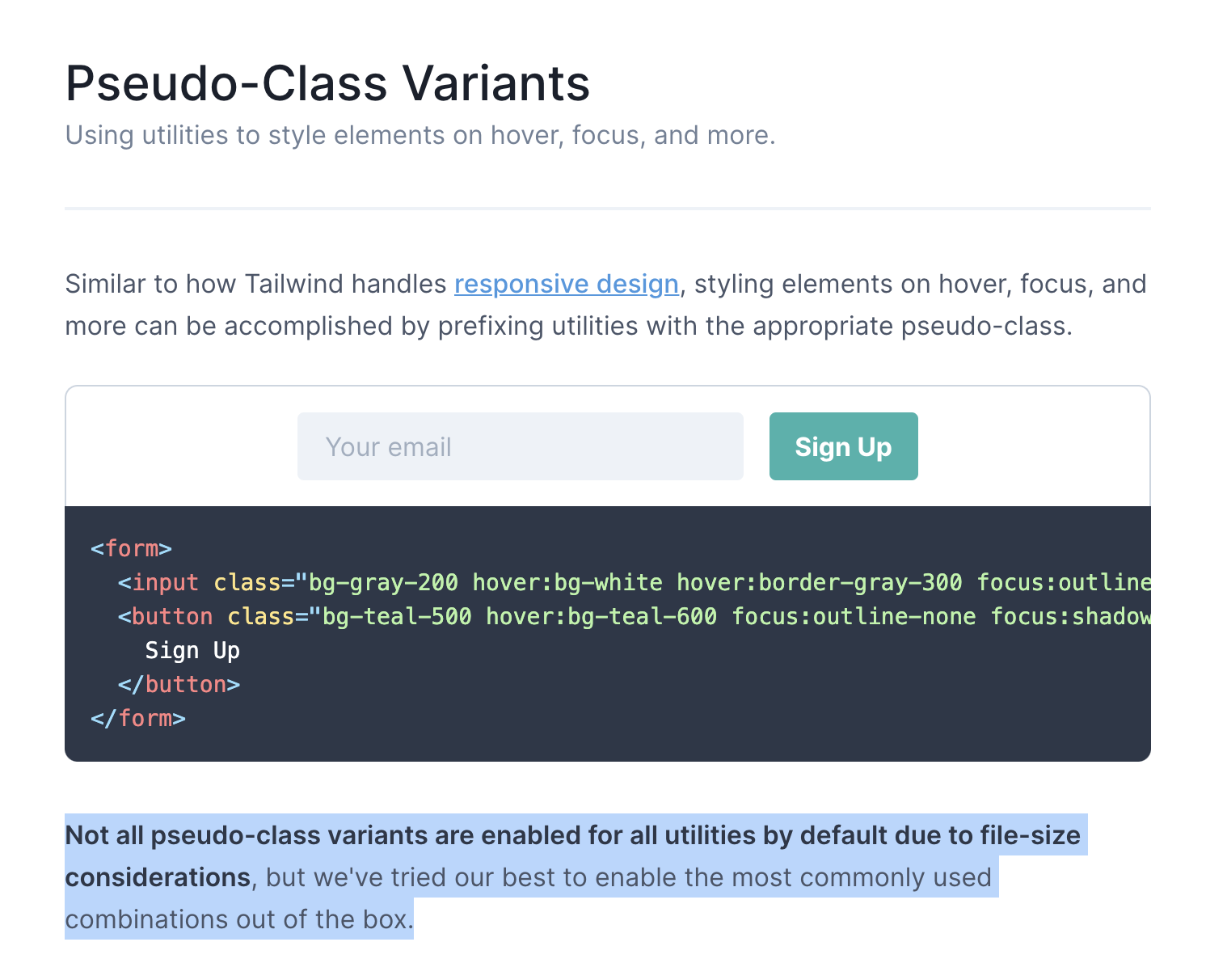 Last Child does not work as per example in documentation · Issue #1651 · tailwindlabs ...