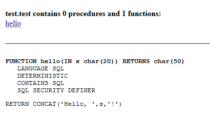 Procedures & triggers documentation · Issue #207 · schemaspy/schemaspy · GitHub