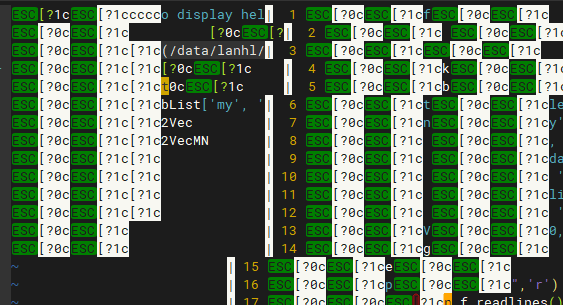 TERM为linux vim出现乱码 · Issue #994 · kingToolbox/WindTerm · GitHub