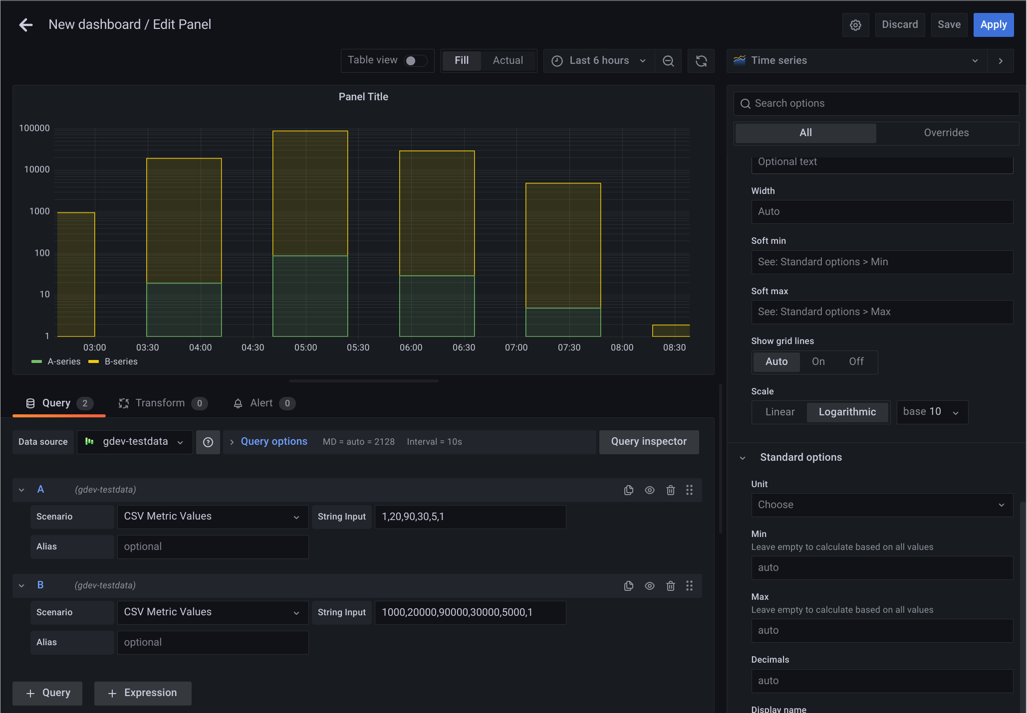 Timeseries bars not displayed when there's no value for every bar · Issue #49968 · grafana ...