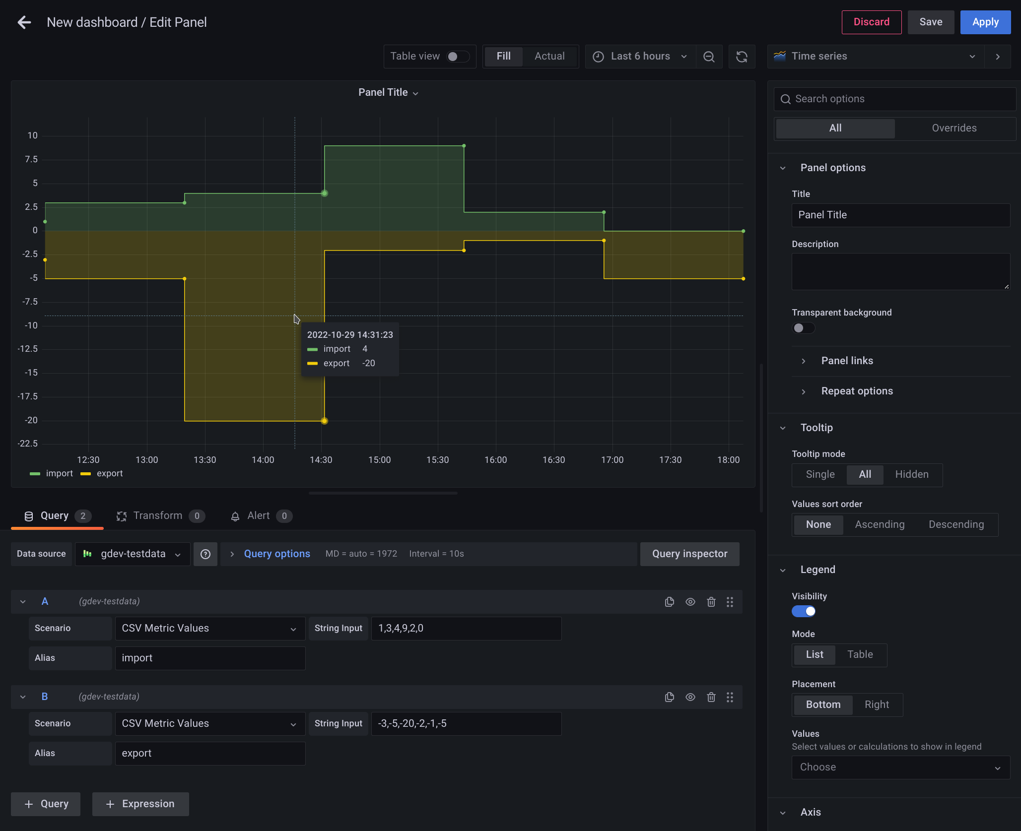 Time Series: line color not the one in legend or tooltip · Issue #56623 · grafana/grafana · GitHub