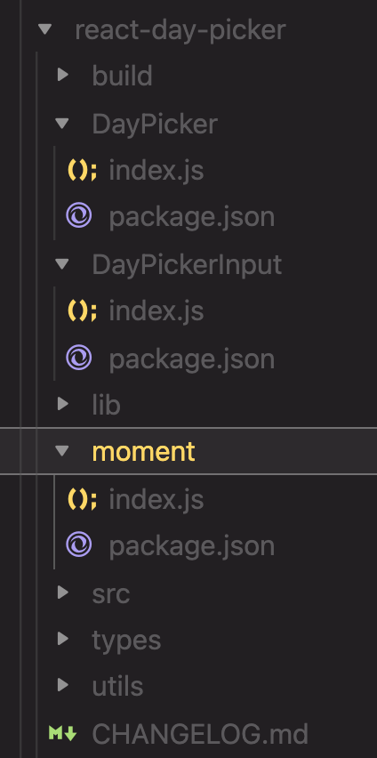 Import Statement Can Not Find Momentlocaleutils · Issue 1226 · Gpbl React Day Picker · Github