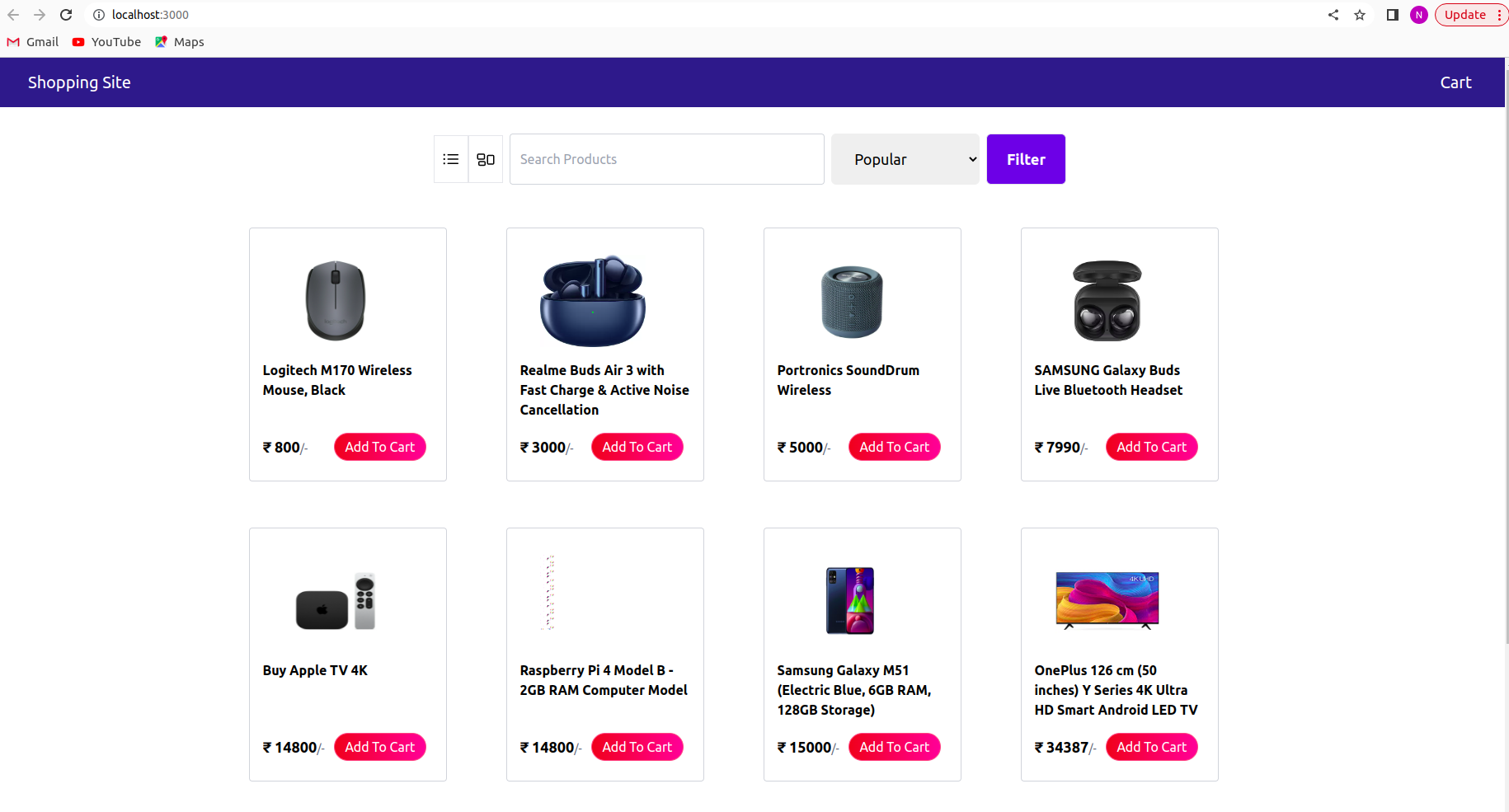 GitHub - niharikayada/shoppingapp-react