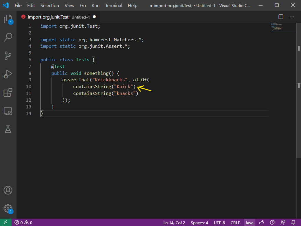 Missing comma is not highlighted as a syntax error · Issue #496 · microsoft/vscode-java-pack ...