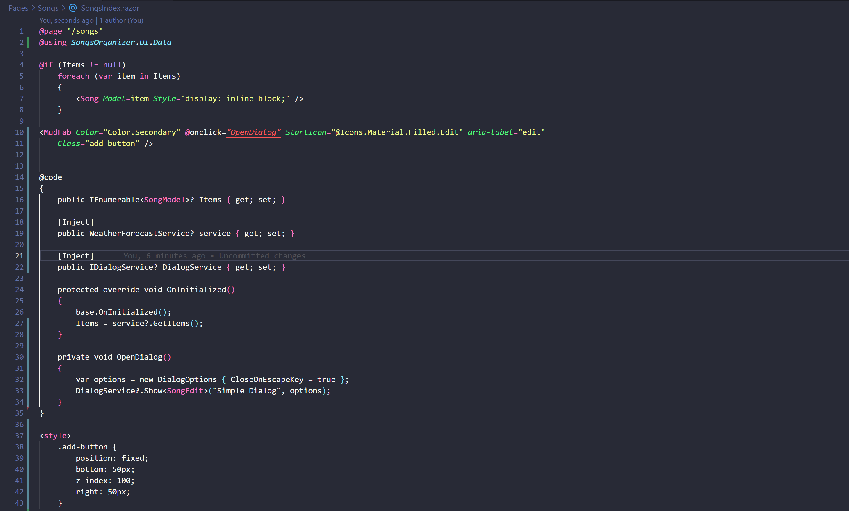VSCode Syntax Highlighting Breaks In Razor Files Issue 5964 Dotnet 