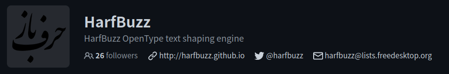 [meta] the GitHub organisation logo looks bad on dark backgrounds · Issue #4005 · harfbuzz ...