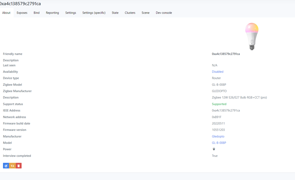 Gledopto Gl B 008p Detected As Gledopto Gl S 006p · Issue 14395 